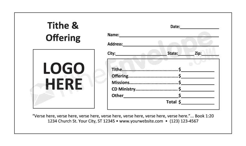 Offering Envelope Printing Customized Offering Envelope