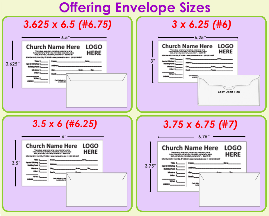 Offering Envelope Printing Customized Offering Envelope